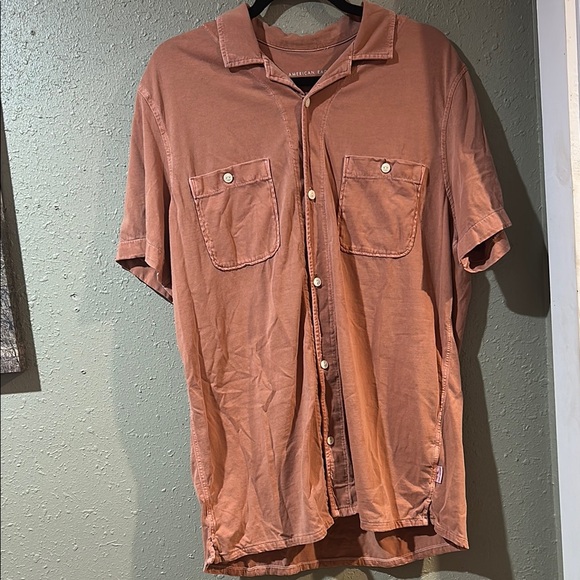 American Eagle Outfitters | Shirts | Casual Buttonup Shirt In Rust ...
